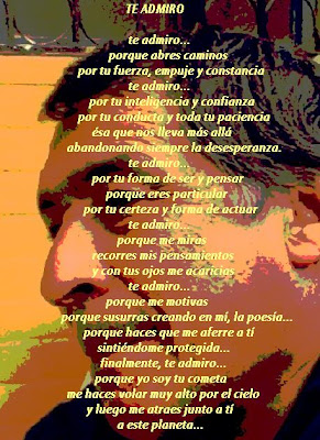 SINTIENDO...: TE ADMIRO