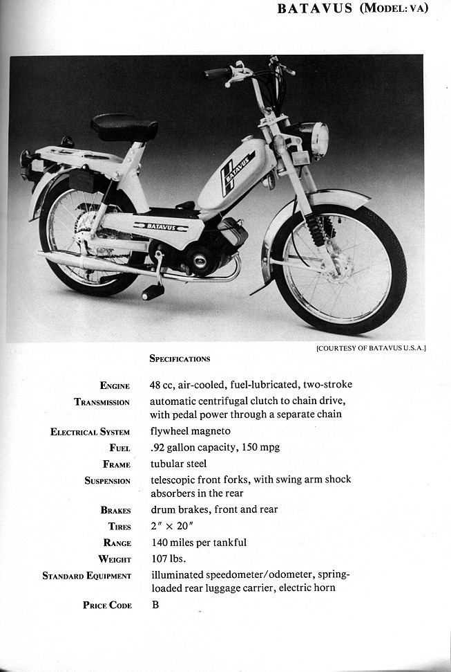 A Crazy Old Man Asks WTF?: The Batavus Moped and Me