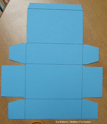 McMahon Five Designs: Paper Lunch Box Tutorial - Free Template Download