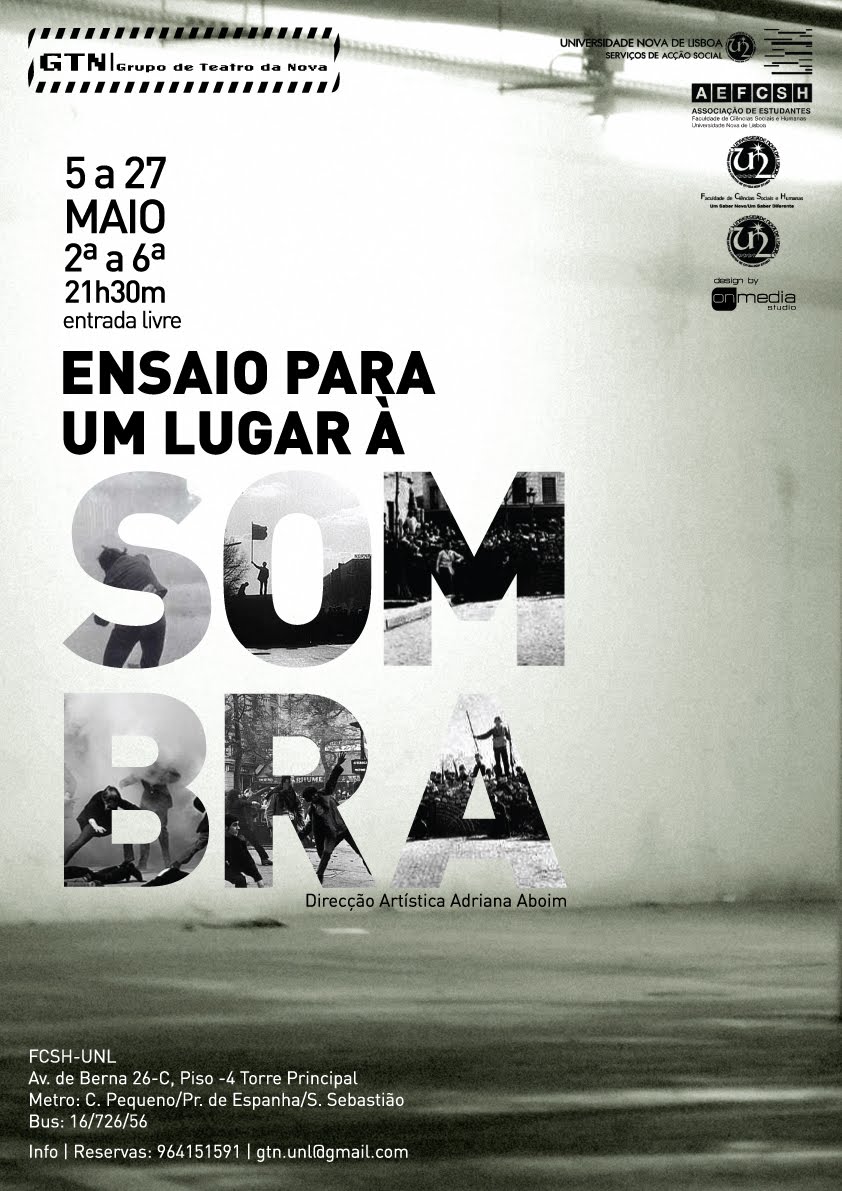 GTN - Grupo Teatro da Nova: CARTAZ (design gráfico: OnMedia)