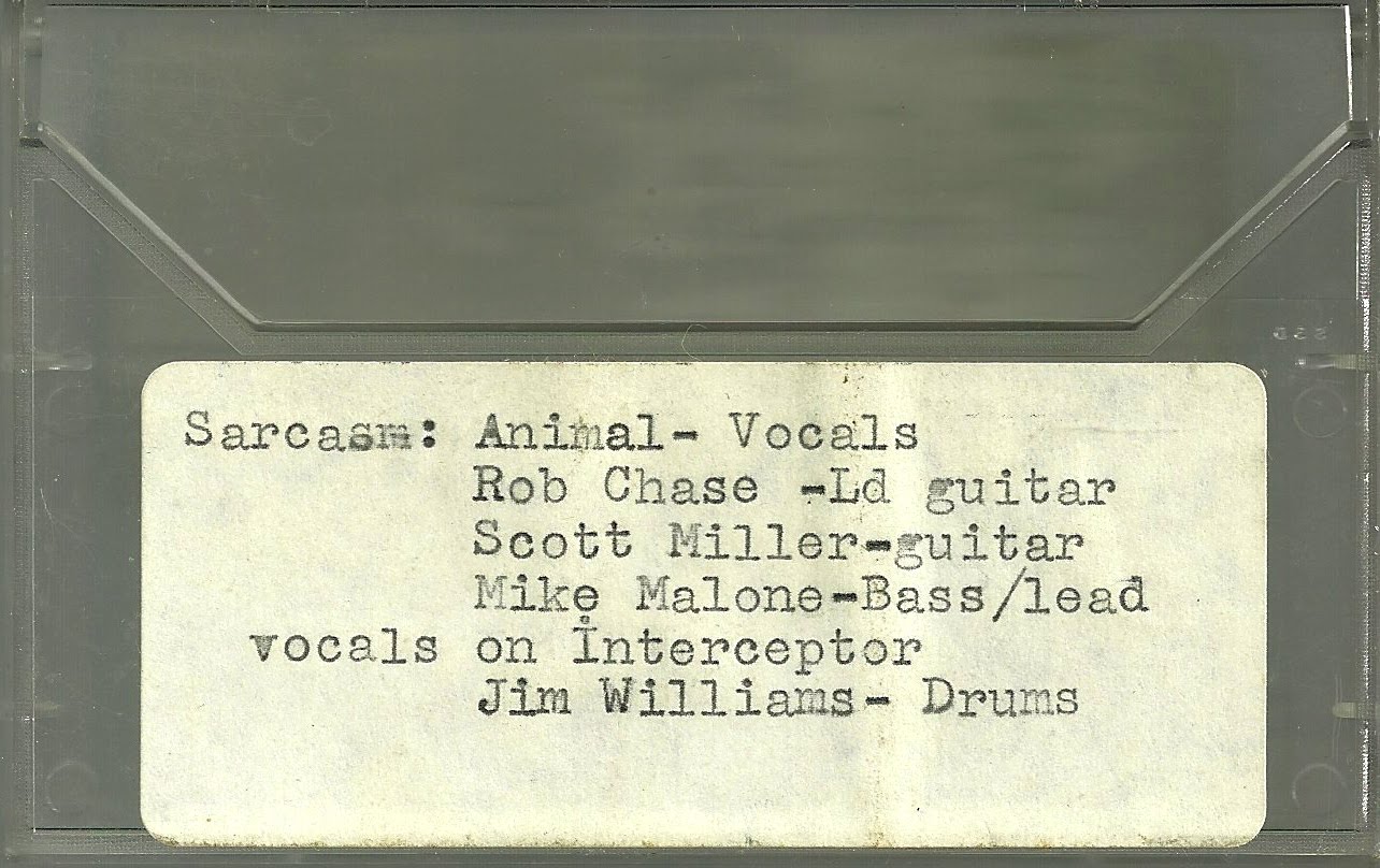 demo tapes: Sarcasm - War Song Demo 1986 & Man of God Demo 1986