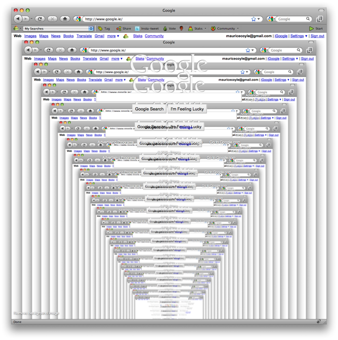 One For The Road: Googling "Google"