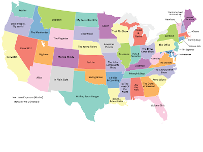 One For The Road: Pop Culture Map Of America