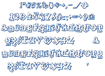Graffiti Fonts Number Alphabet Style | Graffiti Kingdom