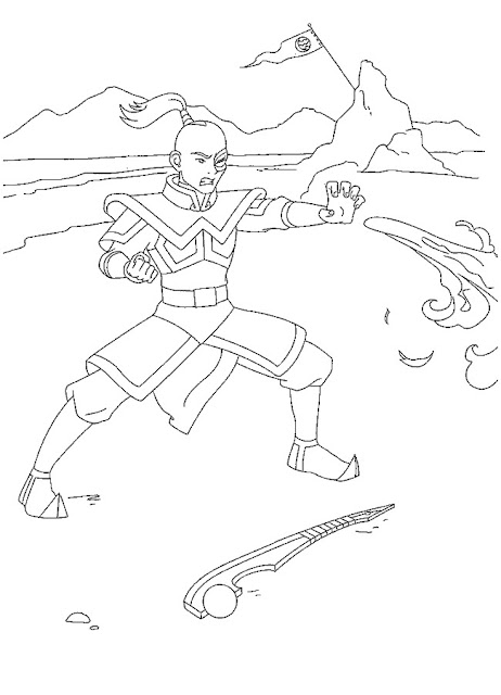 Prince Zuko Coloring Pages " Avatar Cartoon Kids " | choosboox