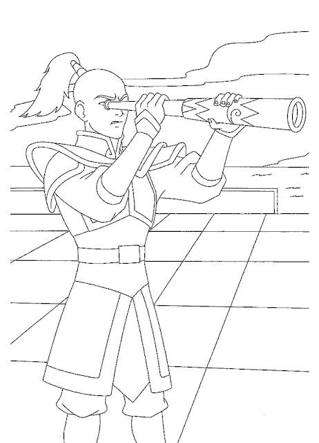 Prince Zuko Coloring Pages " Avatar Cartoon Kids " | choosboox