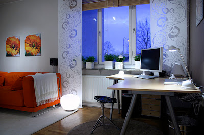 A Comfortable Home Office Interior for Work