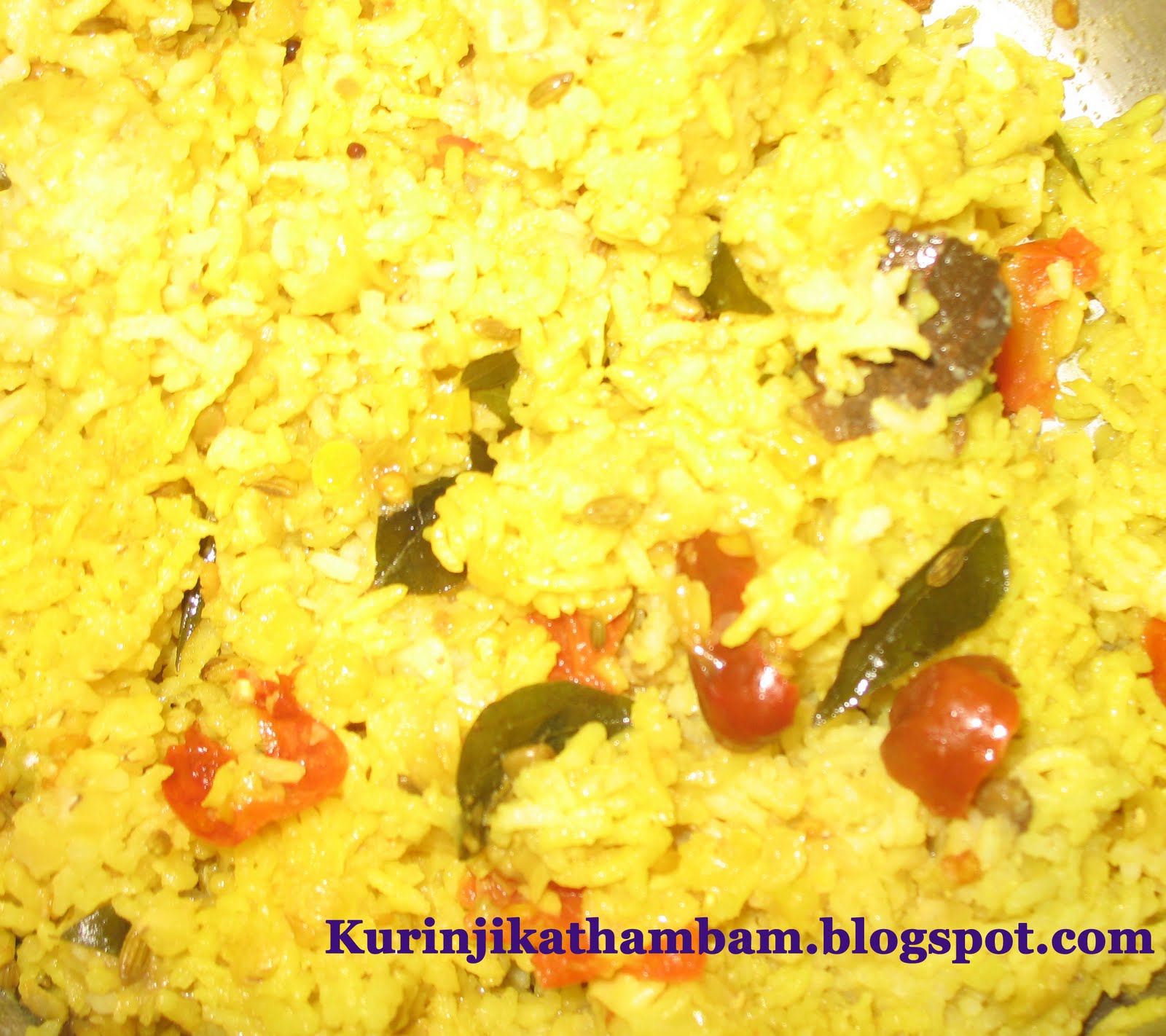 Paruppu Satham/Tur Dal Rice ~ Kurinji Kathambam