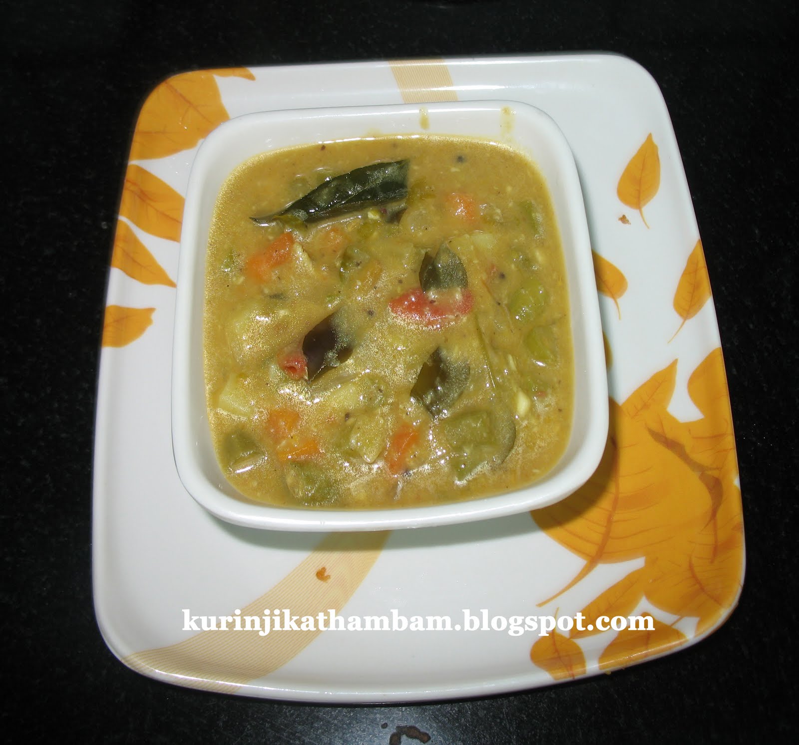 Greenish Vegetable Kuruma ~ Kurinji Kathambam