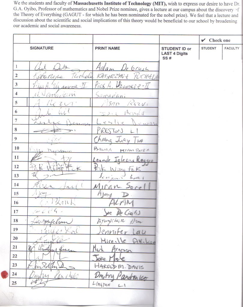 GAGUT BLOG: GOD ALMIGHTY'S GRAND UNIFIED THEOREM (GAGUT), Gij, j = 0 ...