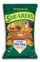 Chip of the Month Club: Shearer's Rippled Home Run Hot Dog Potato Chips