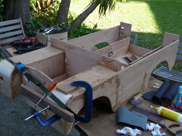 CKD Boats - Roy Mc Bride: Robs Toylander build has started