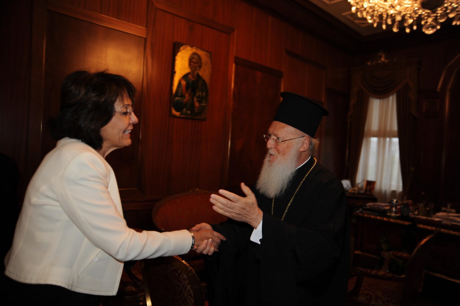 ΦΩΣ ΦΑΝΑΡΙΟΥ: Η ΕΠΙΤΡΟΠΟΣ ΤΗΣ Ε.Ε. ΜΑΡΙΑ ΔΑΜΑΝΑΚΗ ΣΤΟ ΦΑΝΑΡΙ