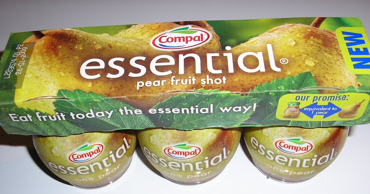 FOODSTUFF FINDS: Compal Essential Pear Fruit Shot (Waitrose)