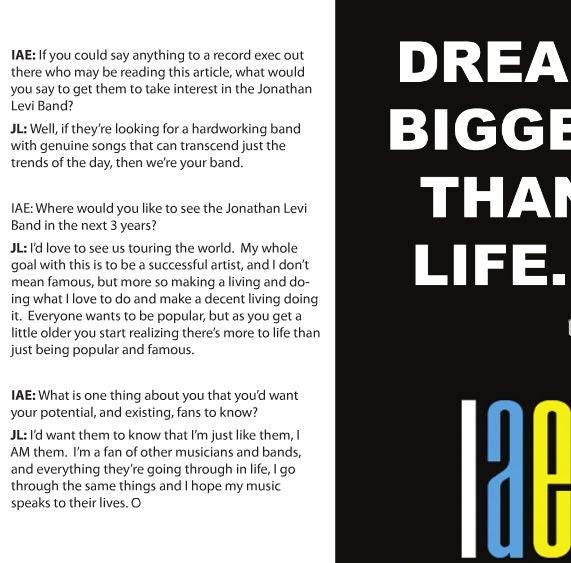 Louise Gadd Media Studies AS: Final interview page layout