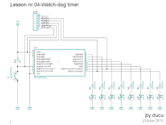 Electronic Experiments: Lesson nr.04-Watch-dog timer