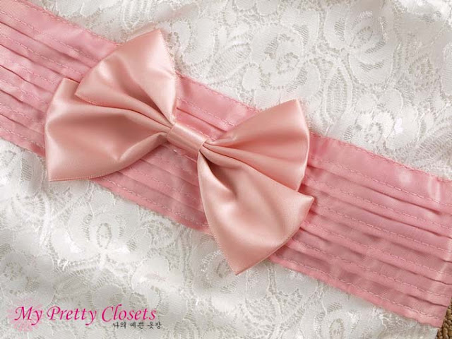 Apparels: Pink Ribbon Lace