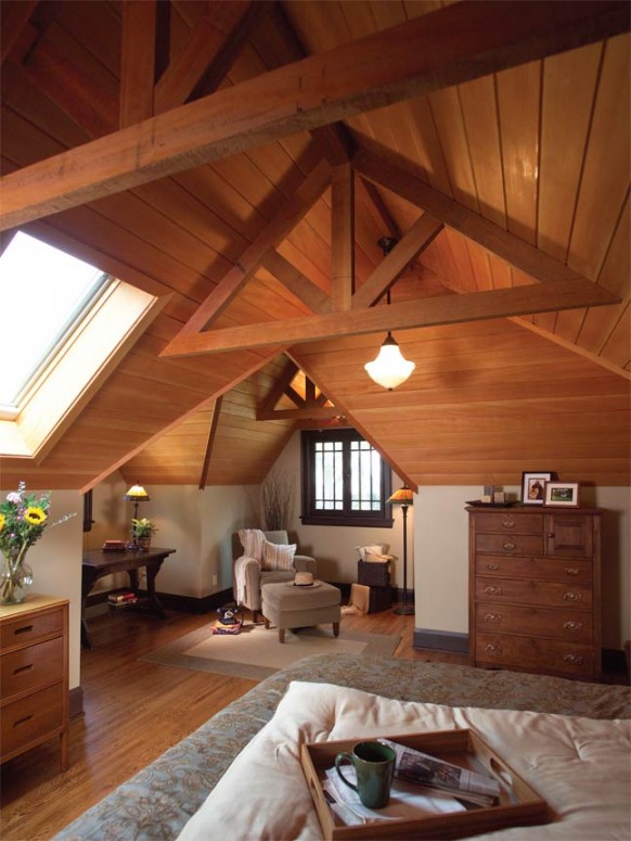 A Great Attic Bedroom | Content in a Cottage