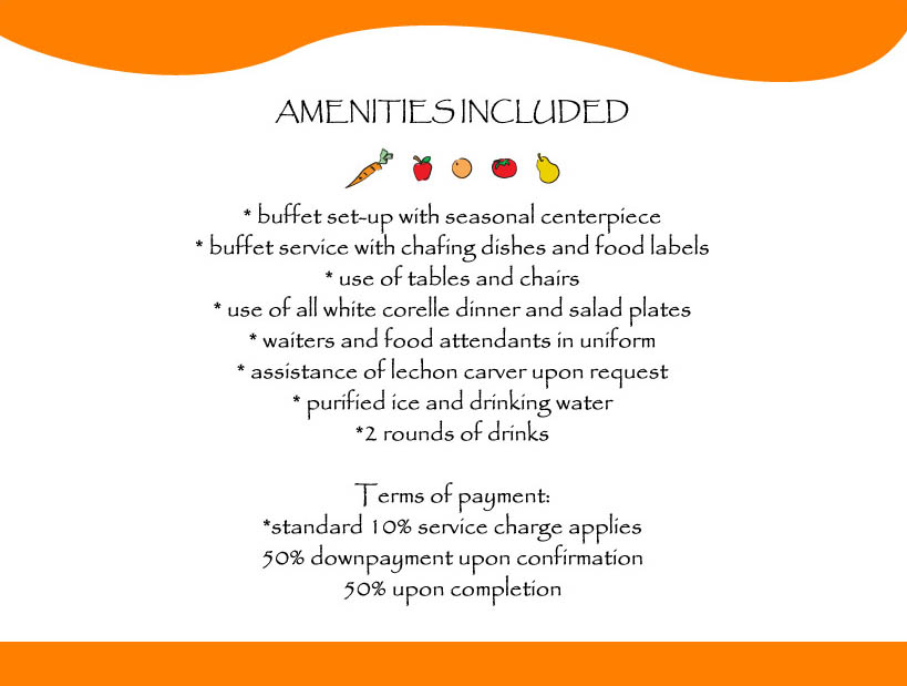 Alabang Food2Go: Set Menus