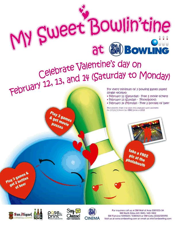 VALENTINES EVENTS AT SM CITY CEBU BOWLING CENTER - Matudnila.com ... VALENTINES EVENTS AT SM CITY CEBU BOWLING CENTER - Matudnila.com ...