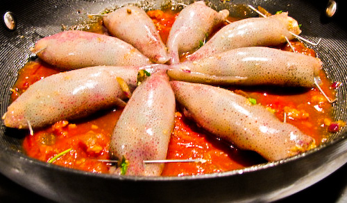 OnTheMove-In the Galley: Savory Stuffed Squid