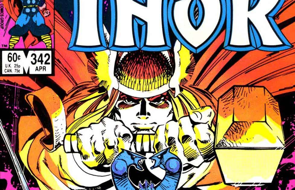 Thor #342 - Walt Simonson art & cover - Pencil Ink