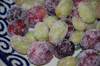 Troop Petrie: Cookies and Cream torte- candied grapes