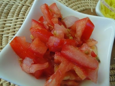 Ici et Ailleurs: Riz brouillé à la mauricienne et chatinis