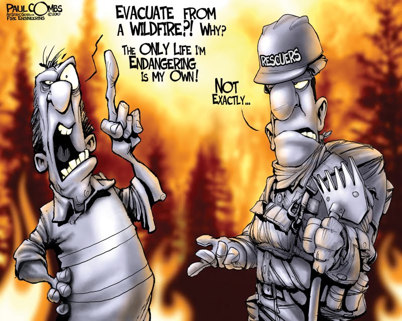 Illustrator Paul Combs: MAY FIRE ENGINEERING MAG ILLO