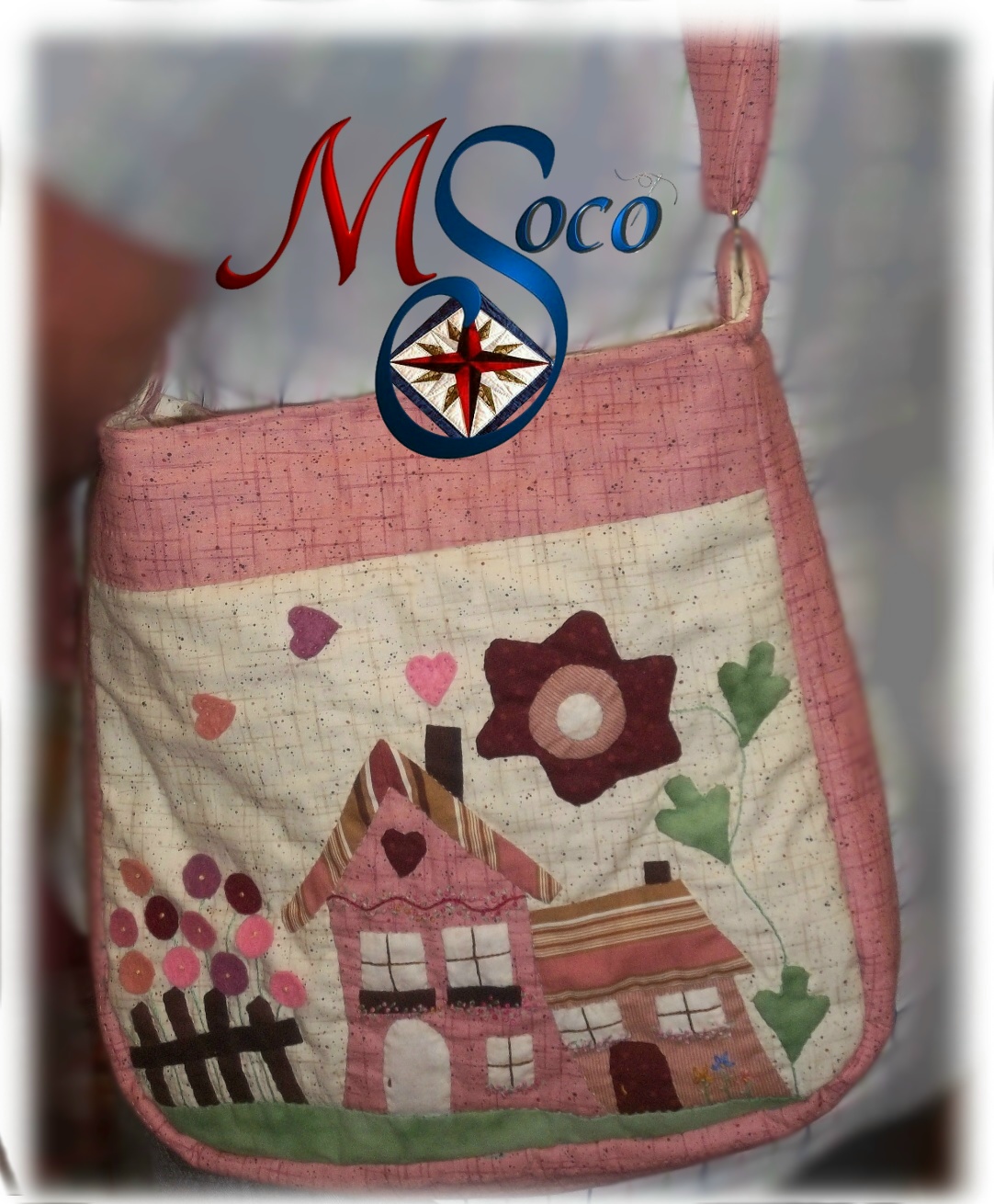Patchwork Soco: Casitas en el bolso