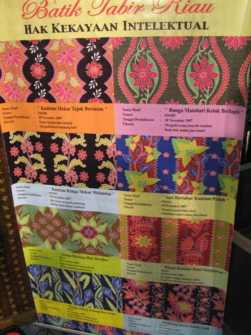 Sejarah Batik Riau ( History of Batik Riau ) | Kris Hadiawan