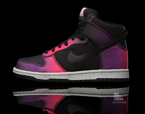DISGRACE IS NOTHING BUT GRACEFUL: Nike WMNS Dunk High – Black/Purple/Pink