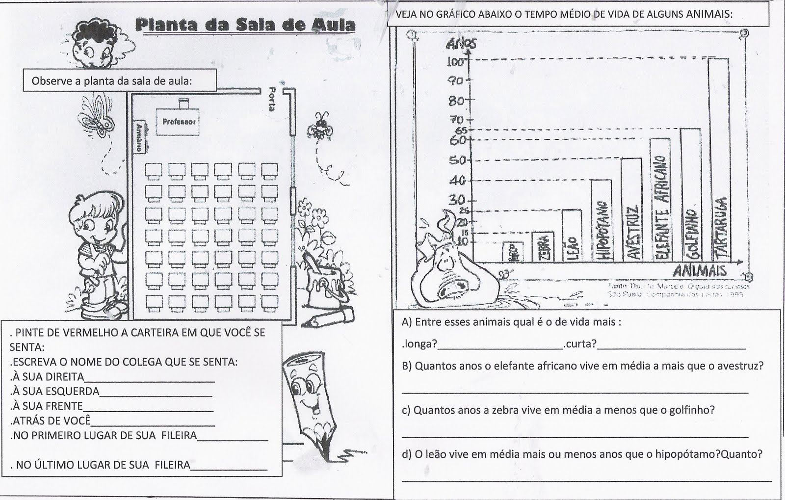 Alfabetizar com Rosa: Matemática e geografia
