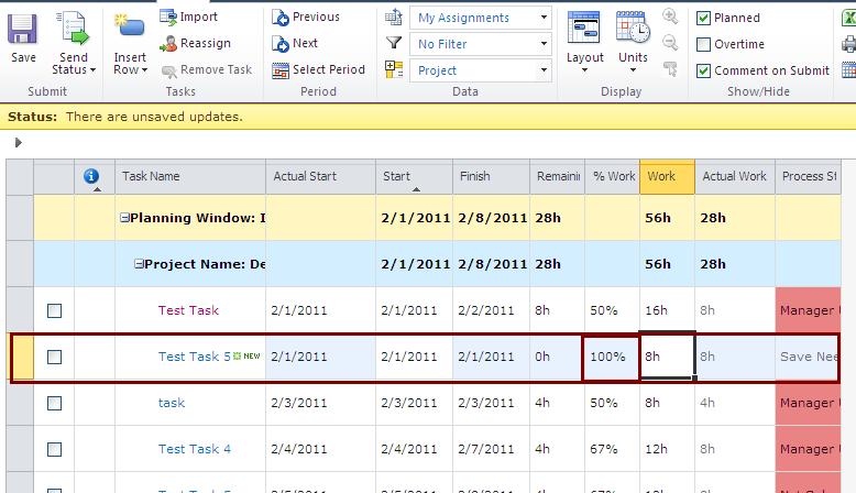 Project Server - Project Progress Tracking Methods ~ All about ...