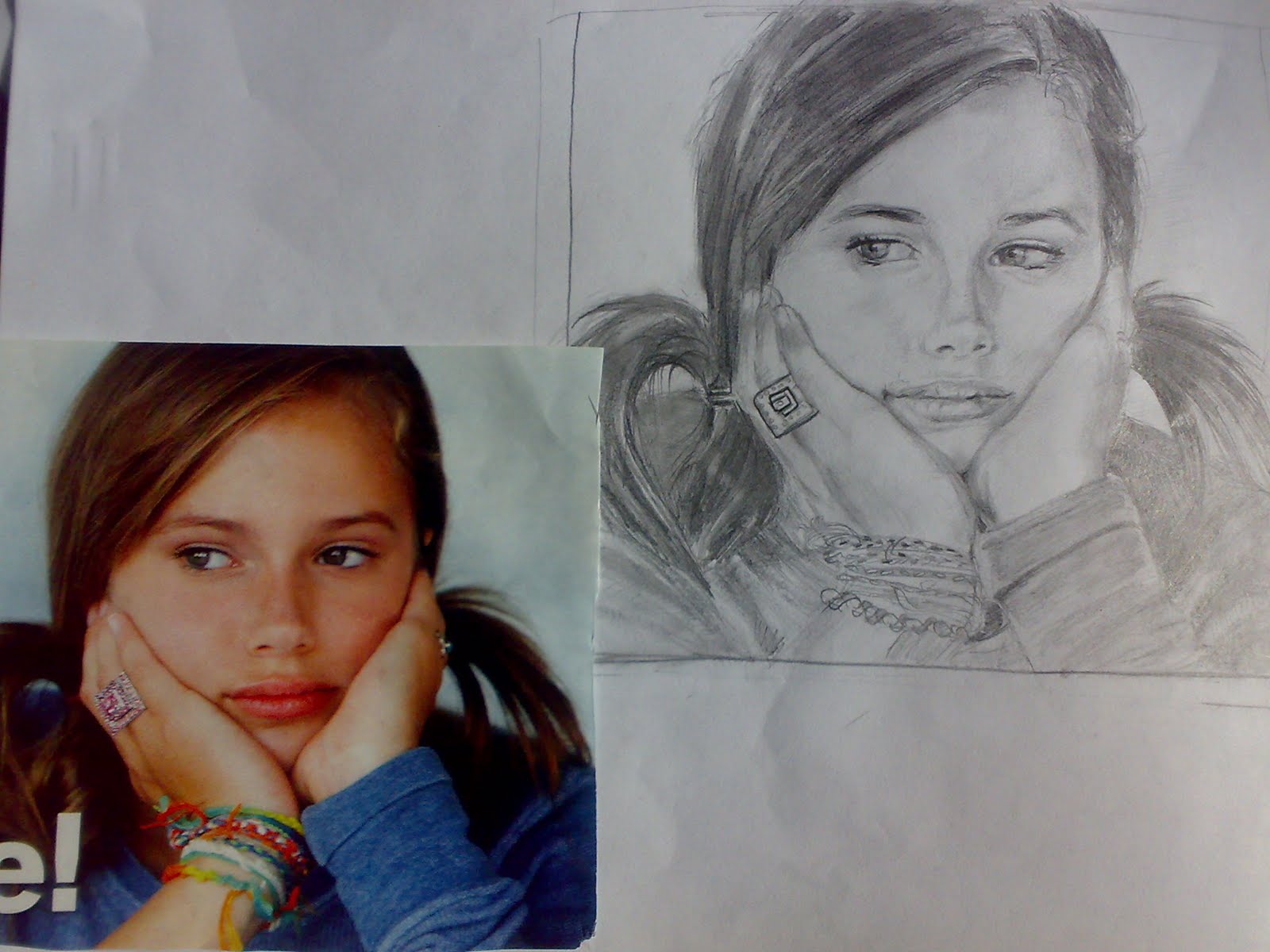 PORTRETE LA COMANDA: PORTRETE DESENATE IN CREION