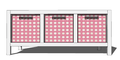 Easy Three Cube Bench | Ana White