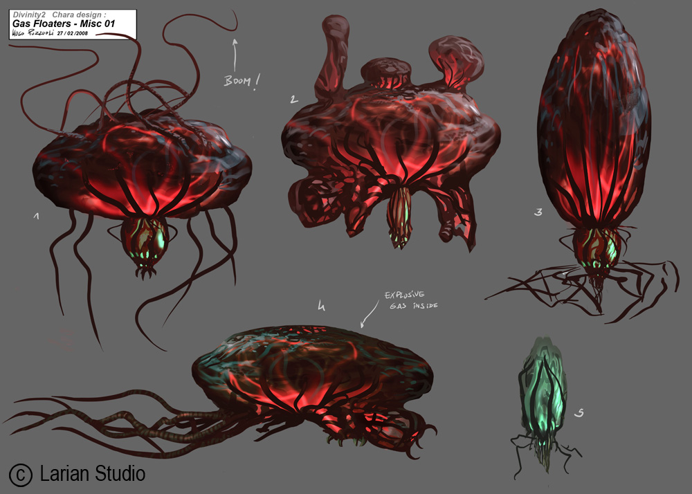 Hugo Puzzuoli: 72 - Explosive Gas Creature Design