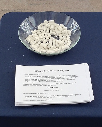 LINEN ON THE HEDGEROW: EPIPHANY CHALK - A BLESSING ON YOUR HOME!