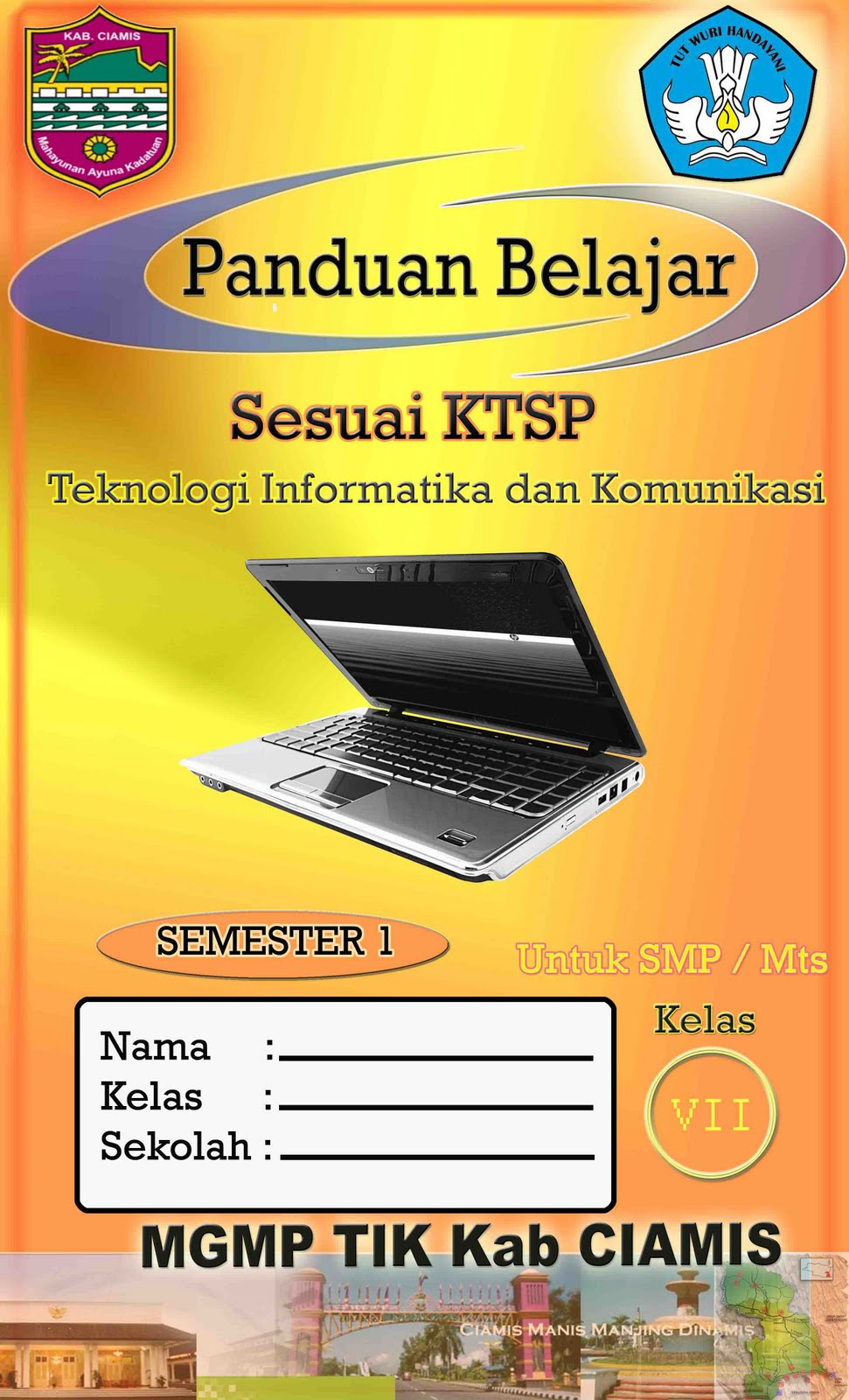 MGMP TIK Ciamis: Cover Bahan AJar