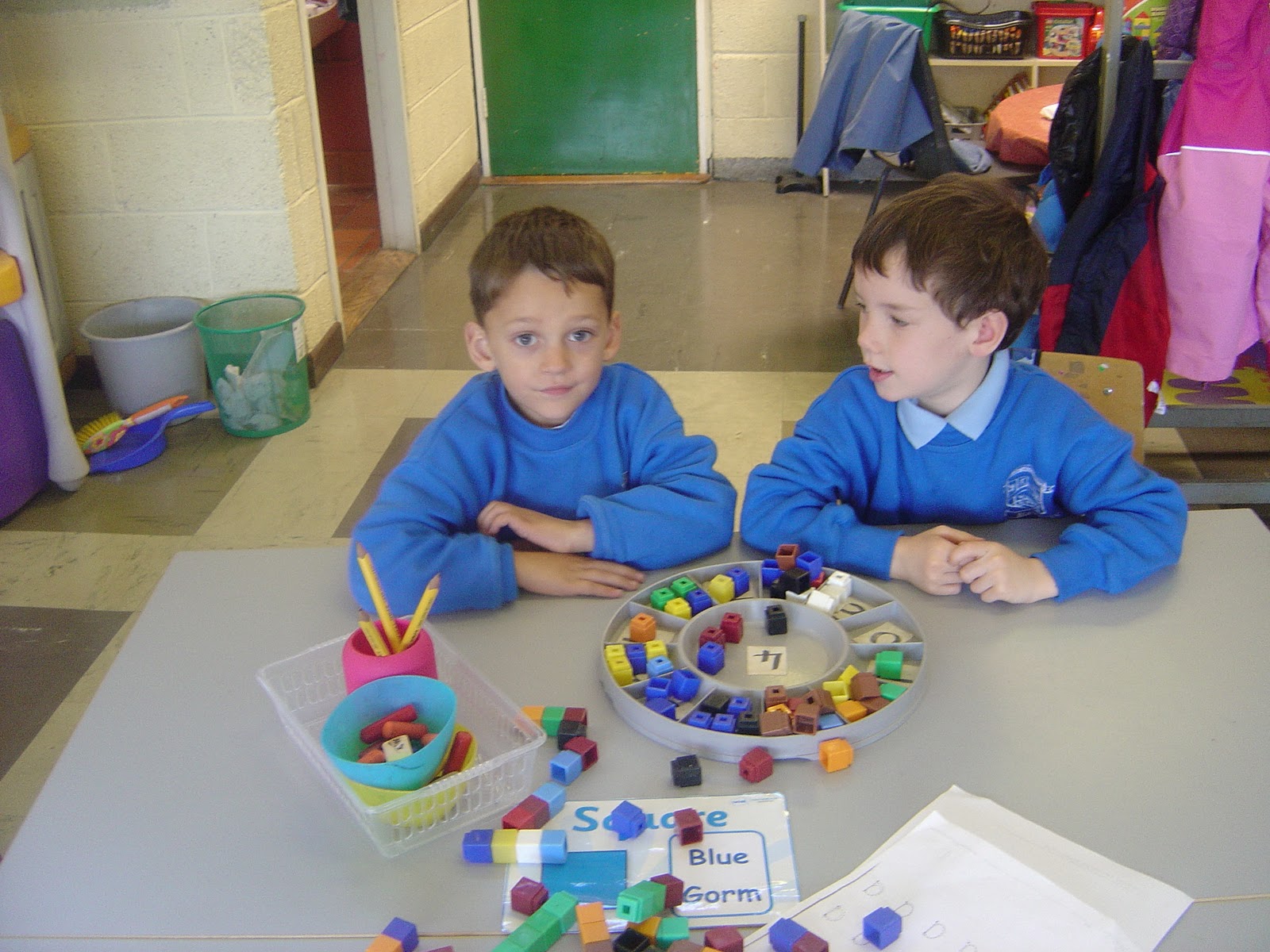 Maths Page: Maths activities, Senior Infants