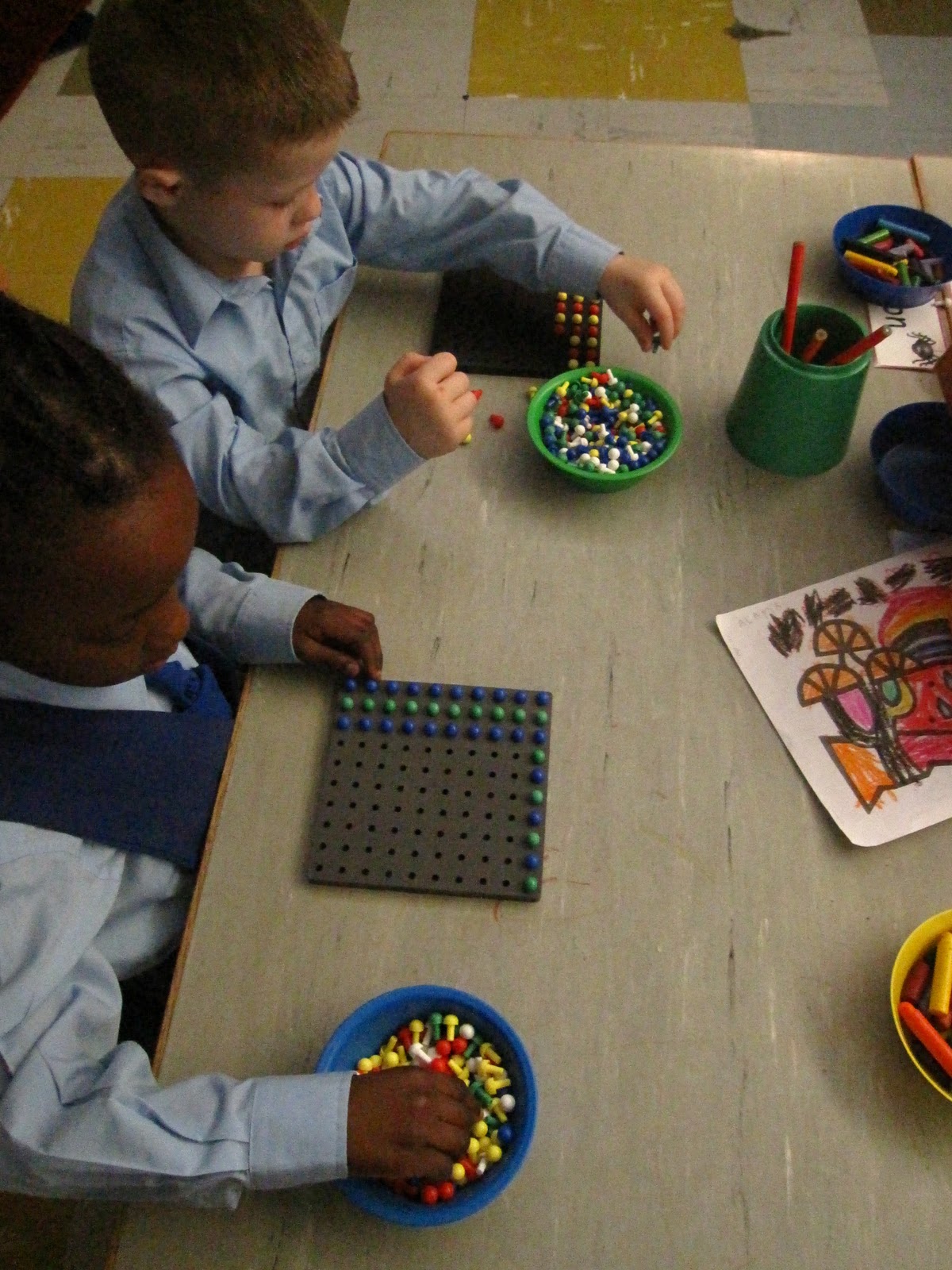 Maths Page: Patterns in Junior infants