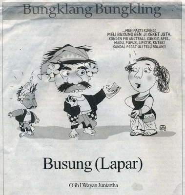 Wijaya Journal: Bungklang Bungkling: Starvation (Busung (Lapar))