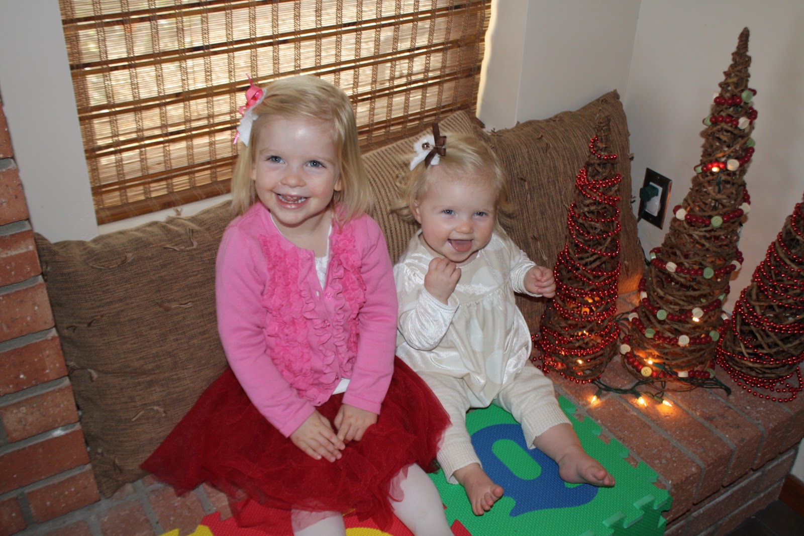 Sara vs. Sarah: Bedazzled Christmas Tree Brooches