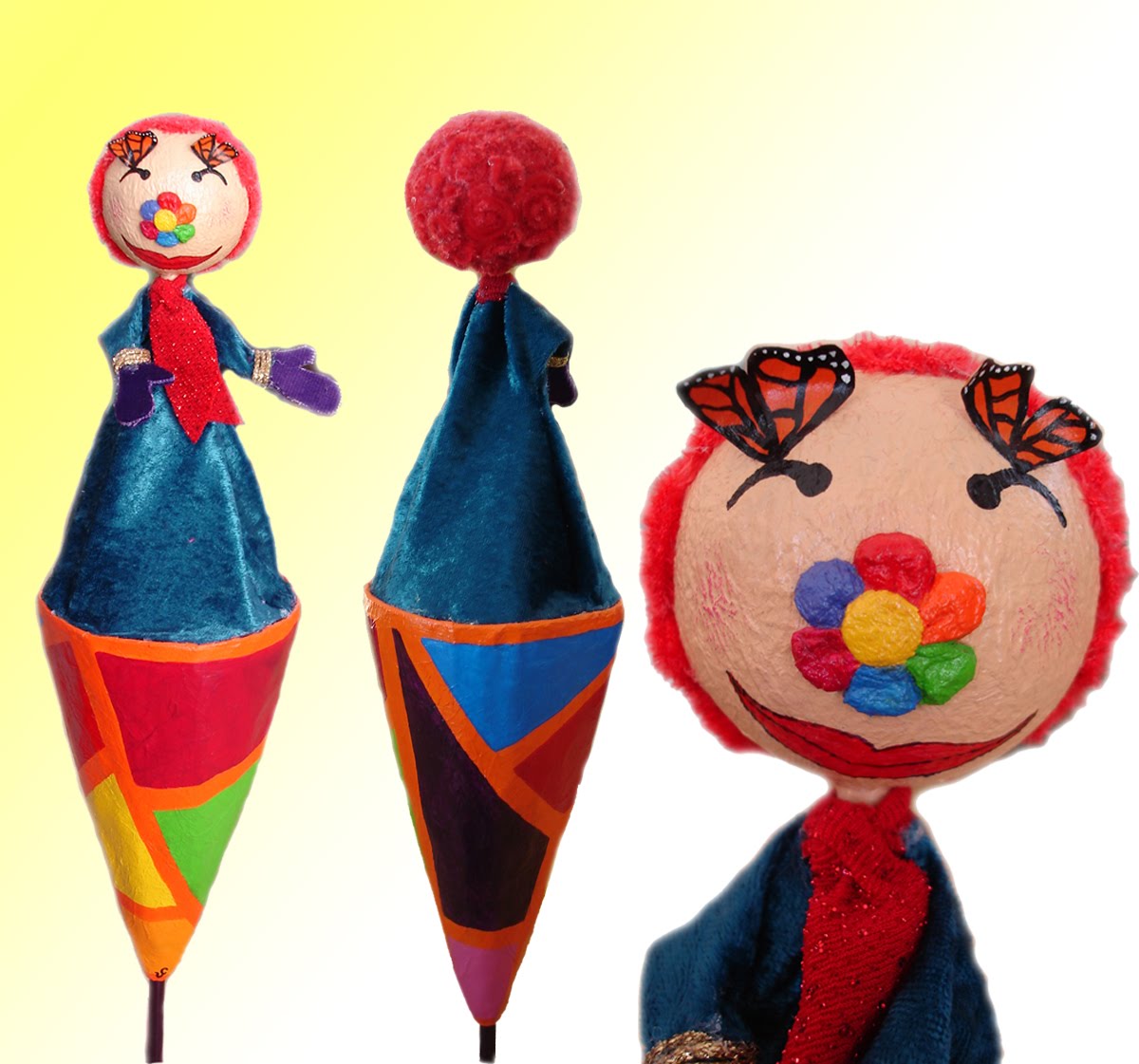 "Pedí un deseo": Títeres de tela y papel...