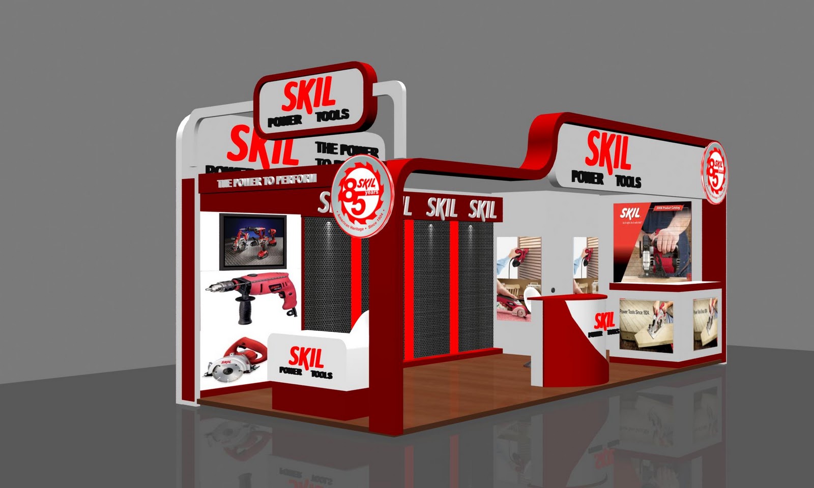 Graphiccreativity: 3d stall design