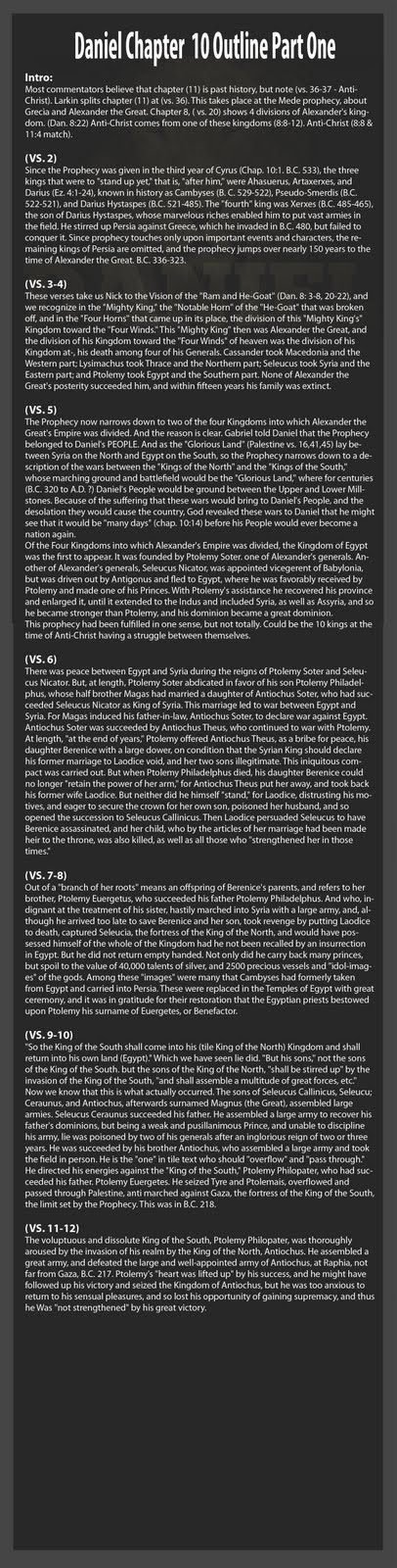Daniel: Daniel Chapter Ten