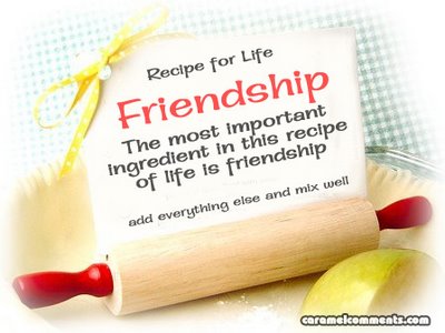 Simply Pretty: The Friendship Recipe