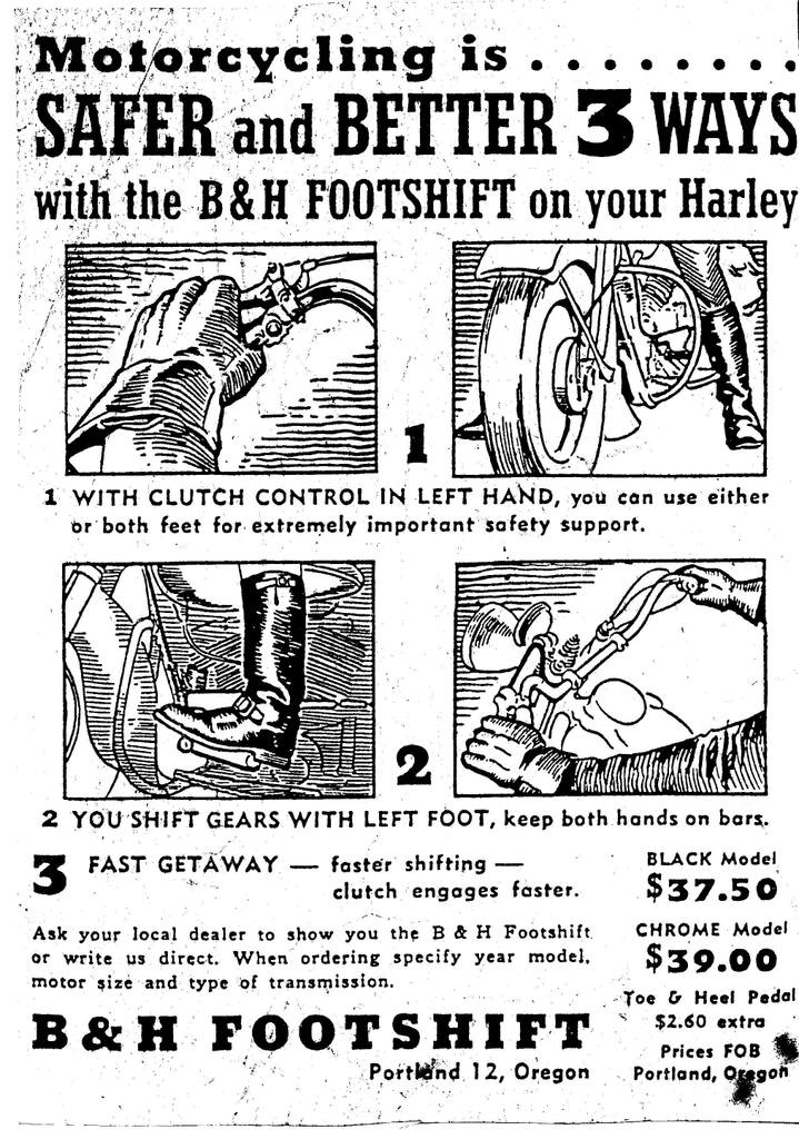 LOVE CYCLES: B&H foot shifter oooh weeee