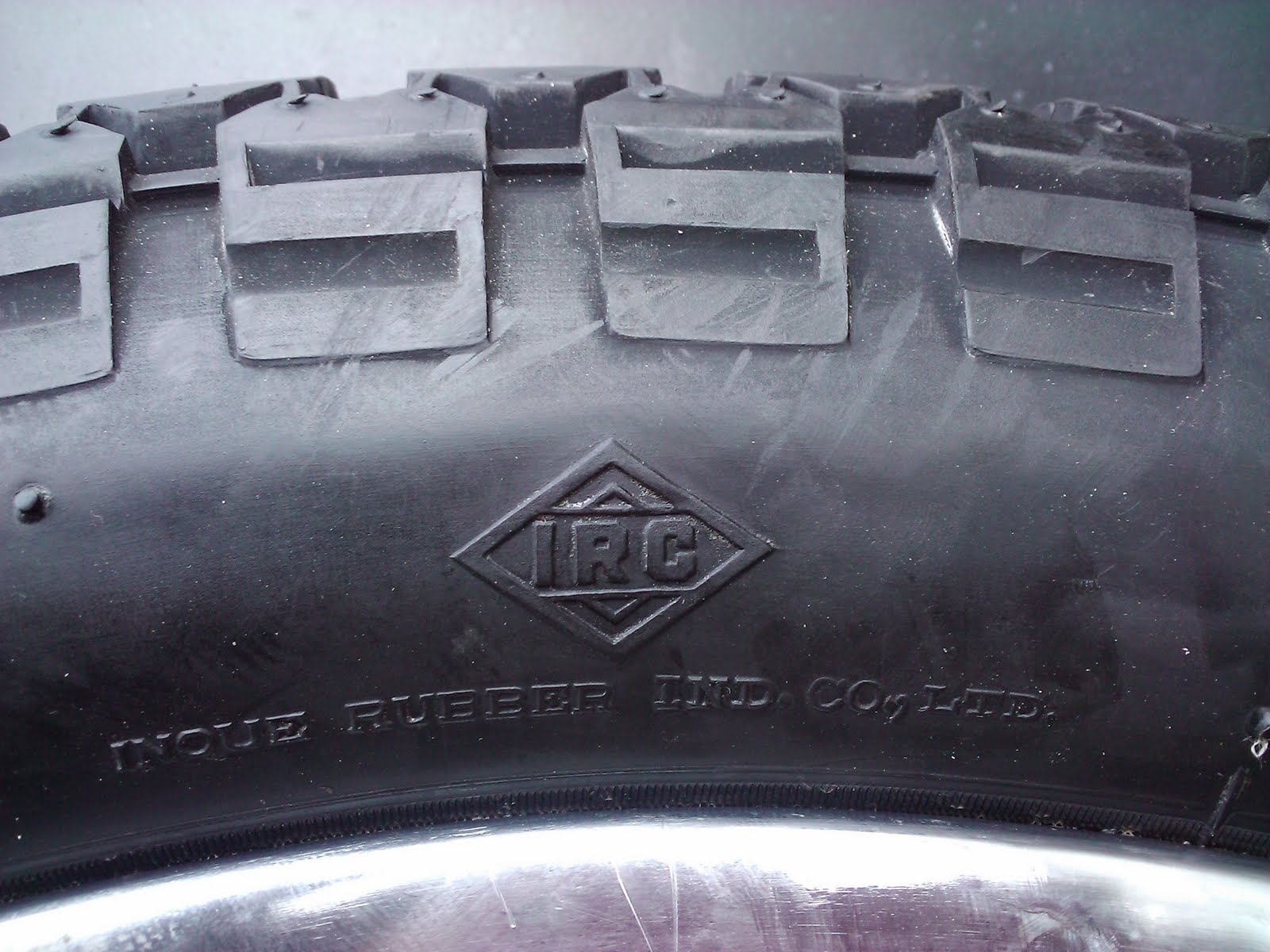 LOVE CYCLES: Vintage NOS 4.00x19 IRC rear tire !SOLD!