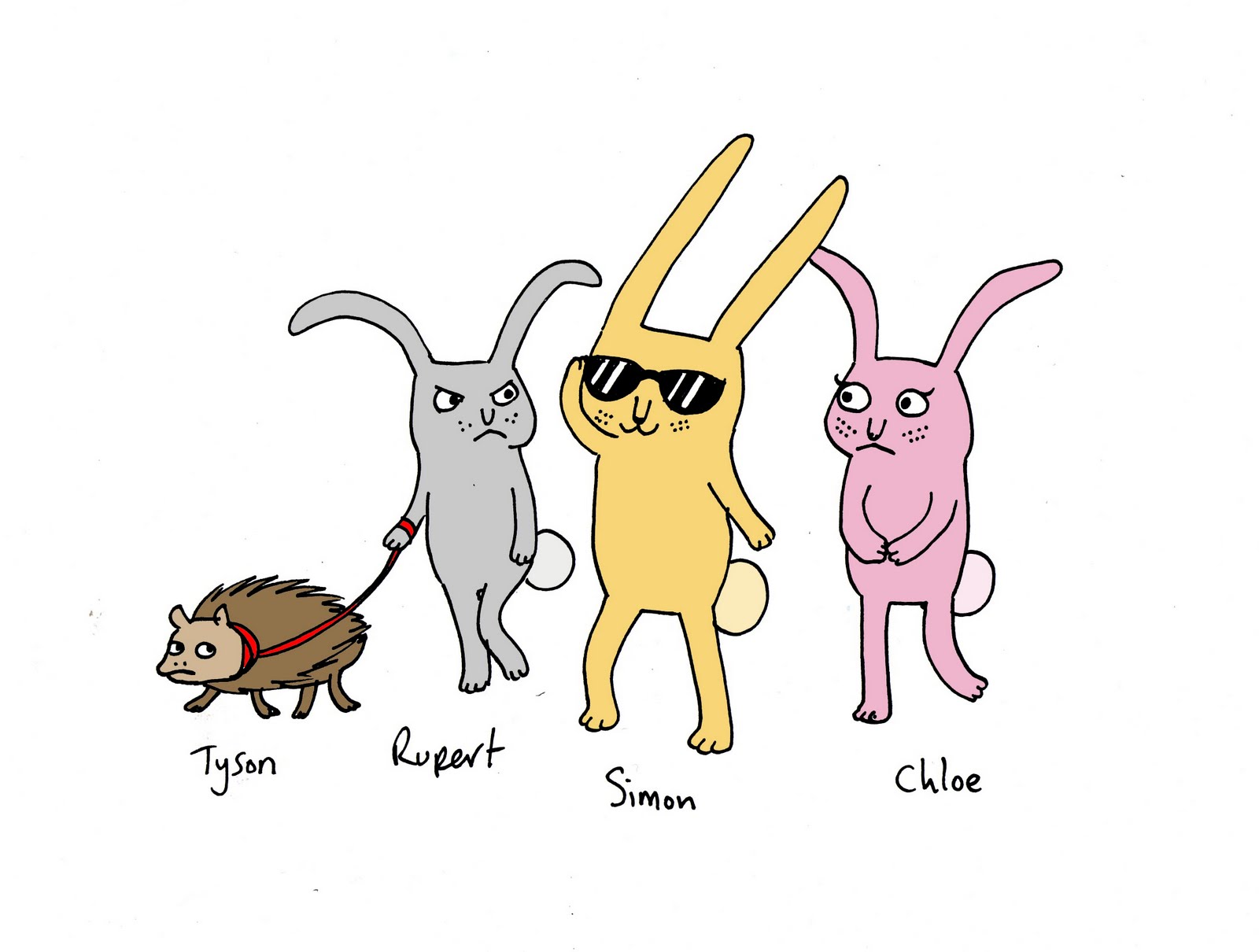 Rachael Smith Illustration: Simon the dancing rabbit